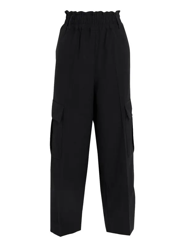 Palm Angels Woven Straight-leg Pants - Black