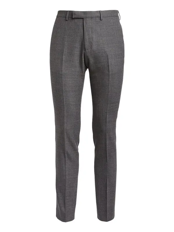 Sandro Wool-rich Tailored Trousers - Black