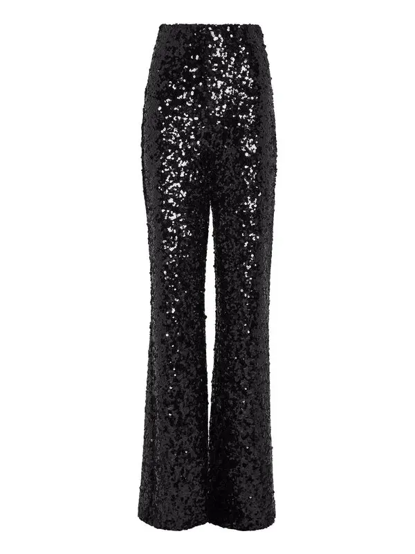Philipp Plein Gothic Plein Sequinned Trousers - Black