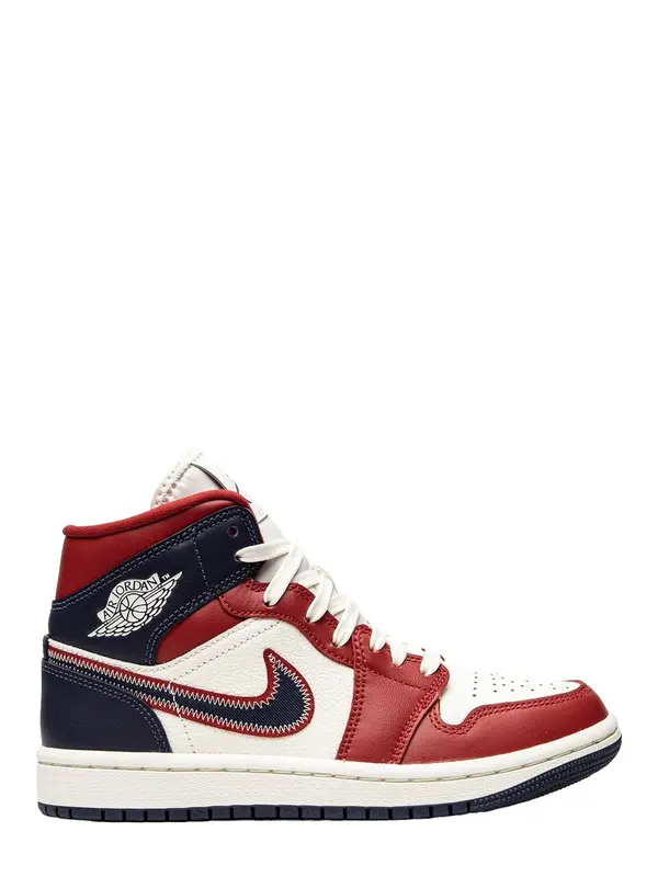 JORDAN Air 1 Mid Se Usa Sneakers - Red