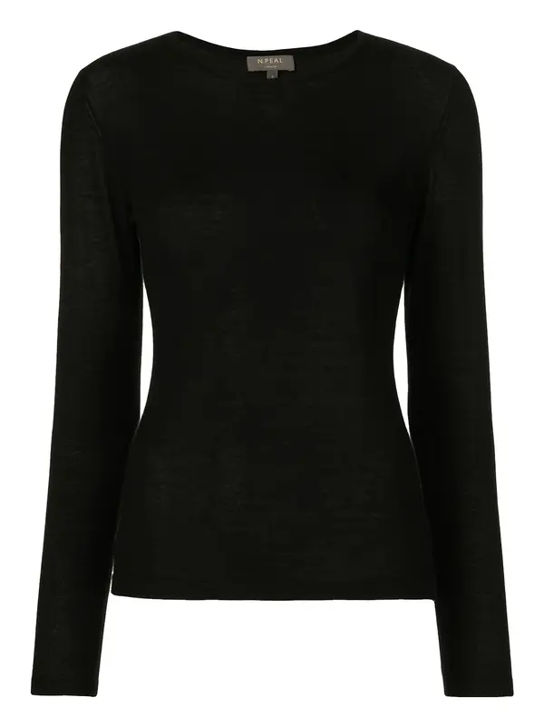 N.peal Long-sleeve Jumper - Black