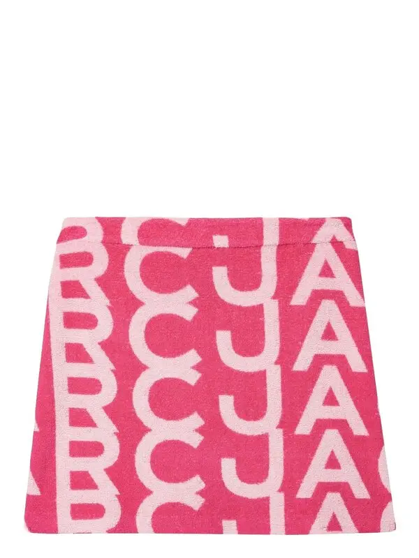 Marc Jacobs Monogram Terry Miniskirt - Pink