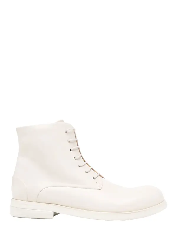 Marsèll Lace-up Ankle Boots - White