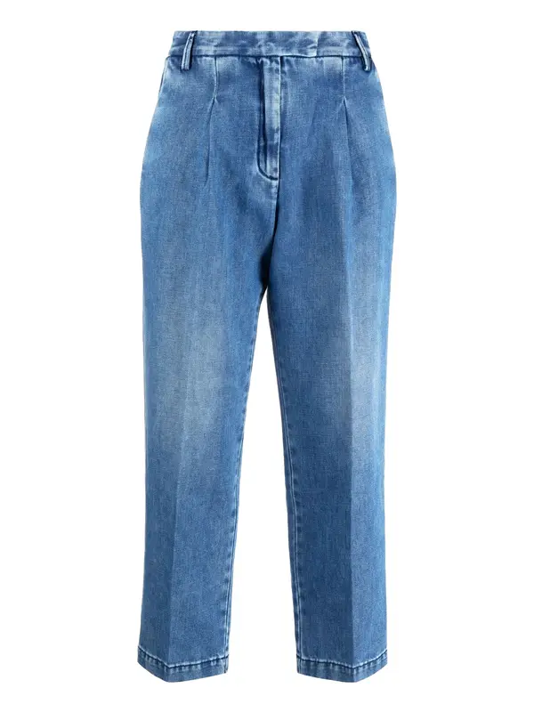 Jacob Cohen Diane Cropped Trousers - Blue