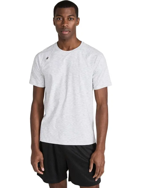 RHONE Reign Short Sleeve Tee - Gray Space Dye
