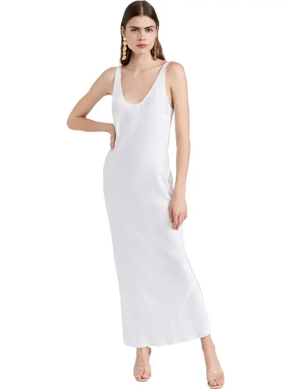L'Agence Akiya Tank Dress - White