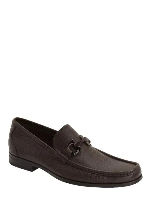 FERRAGAMO Grandioso Gancio Bit Loafer - Hickory Leather