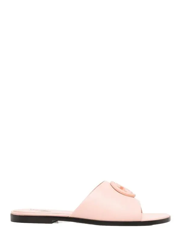 Off-White Arrow Plaque Flat Sandals - Pink