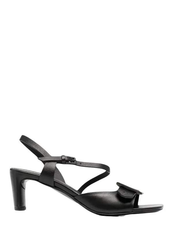 DEL CARLO Square-toe Sandals - Black