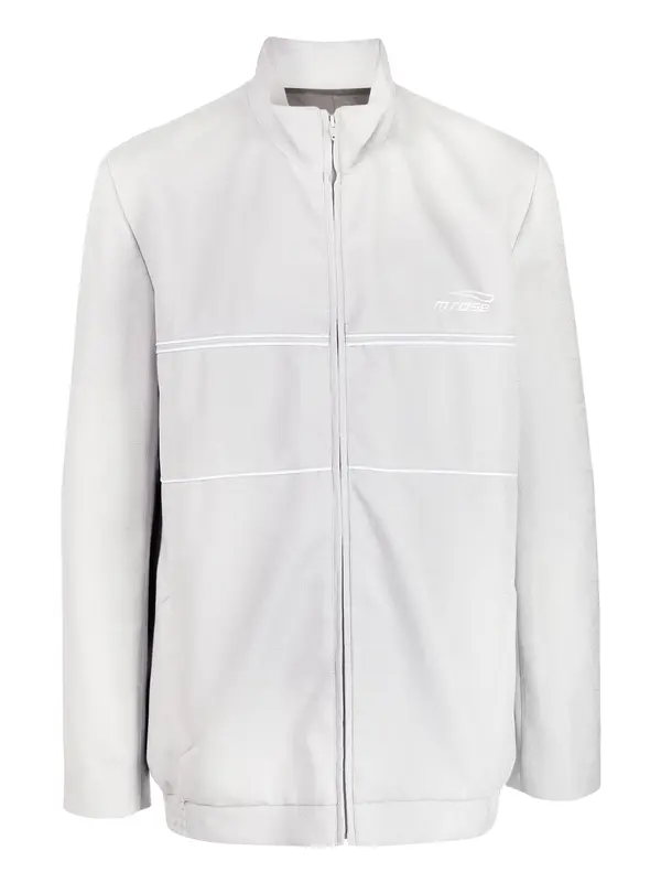 Martine Rose Logo Print Track Jacket - Grey