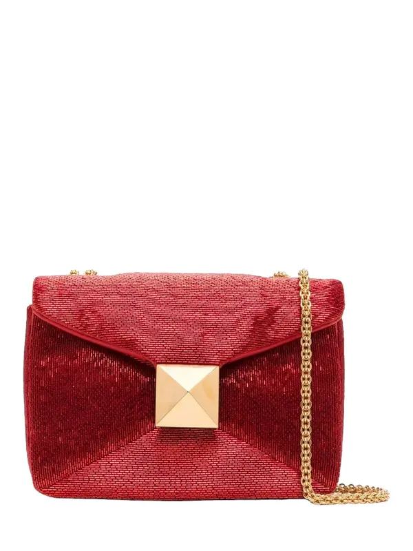 Valentino Garavani One Stud Crossbody Bag - Red