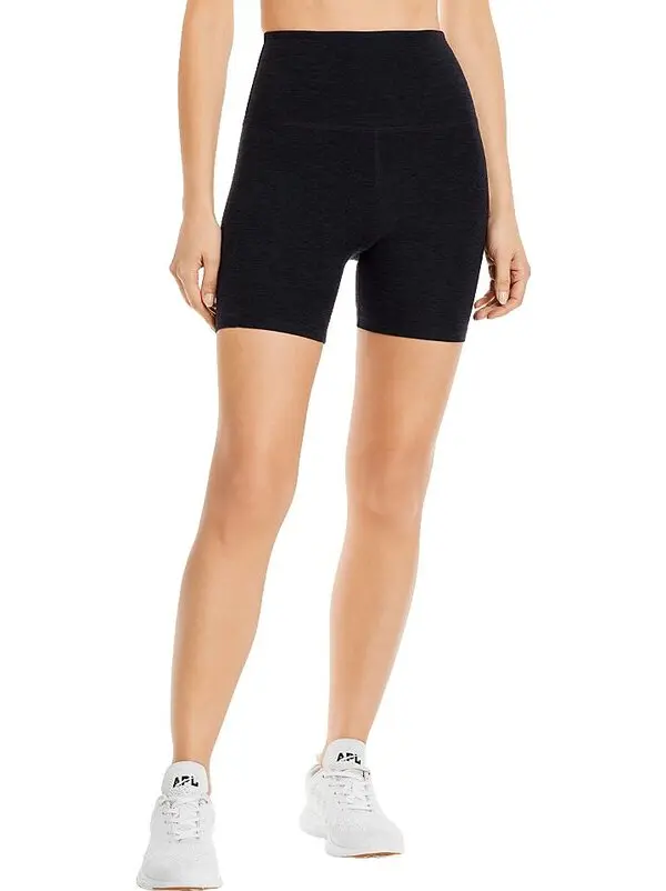 Beyond Yoga Keep Pace Biker Shorts - Darkest Night