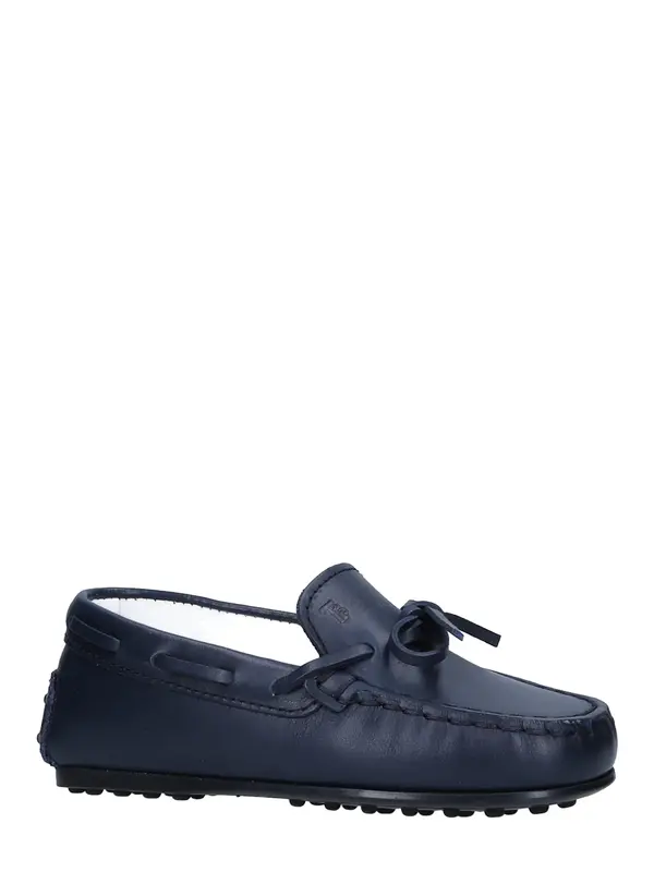 TOD'S Leather Nuove City Gommini Driving Shoes - Navy