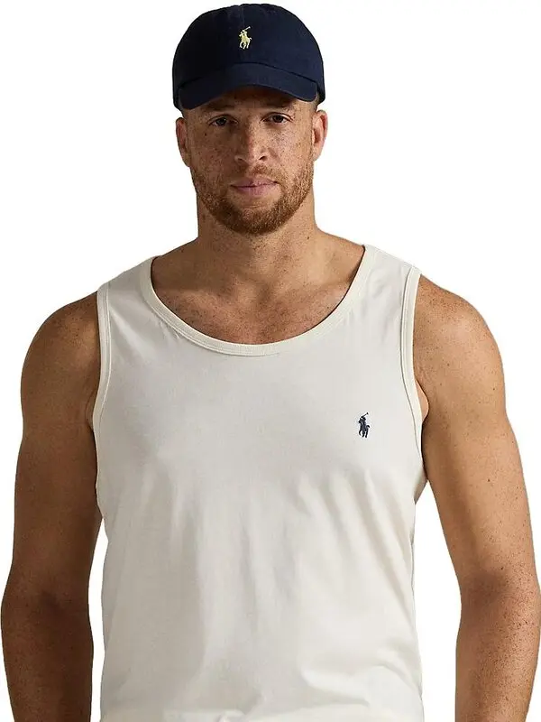 Ralph Lauren Washed Jersey Tank - Pale Cream