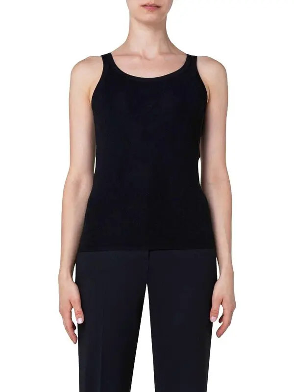 Akris Wool Tank - Black