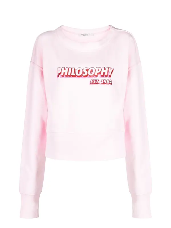 Philosophy Di Lorenzo Serafini Logo-print Sweatshirt - Pink