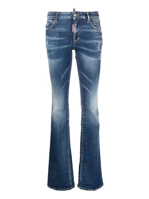 Dsquared2 Low-rise Flared Jeans - Blue