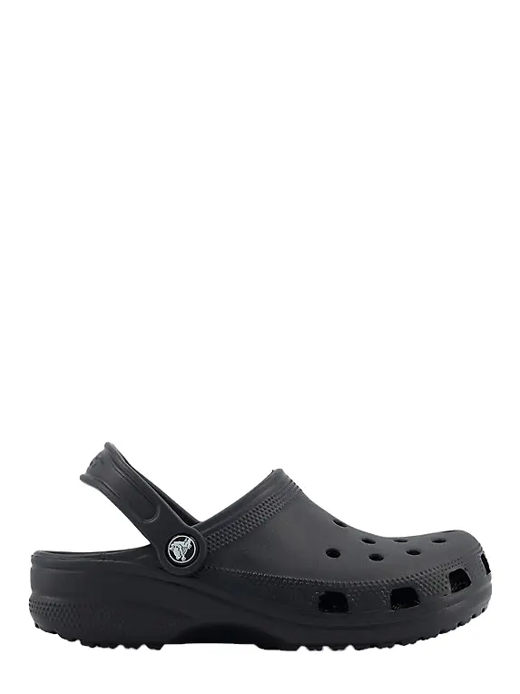 CROCS Classic Waterproof Rubber Clogs - Black