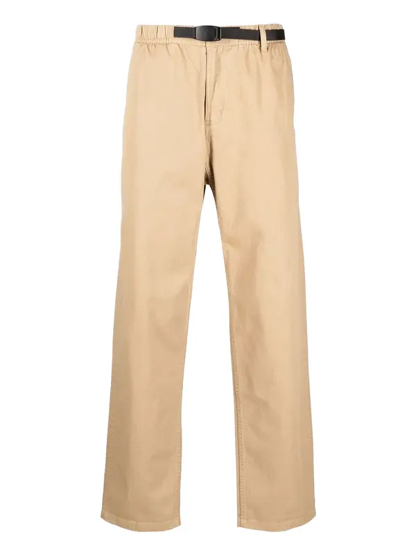 Gramicci Belted-waist Straight-leg Trousers - Neutrals