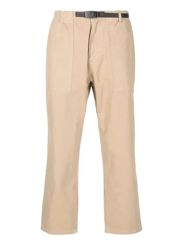 Gramicci Belted-waist Cropped Trousers - Neutrals