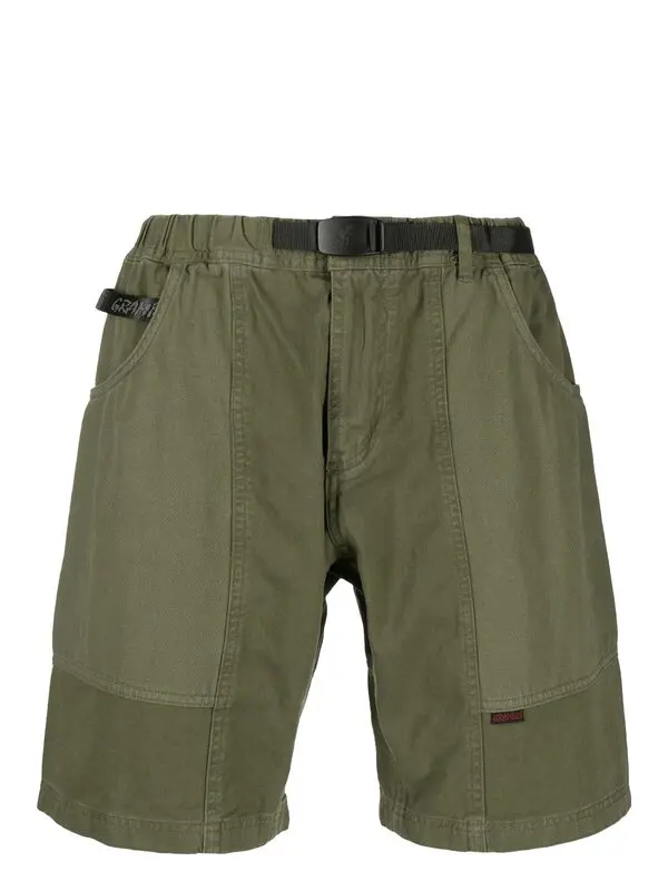 Gramicci Belted-waist Bermuda Shorts - Green