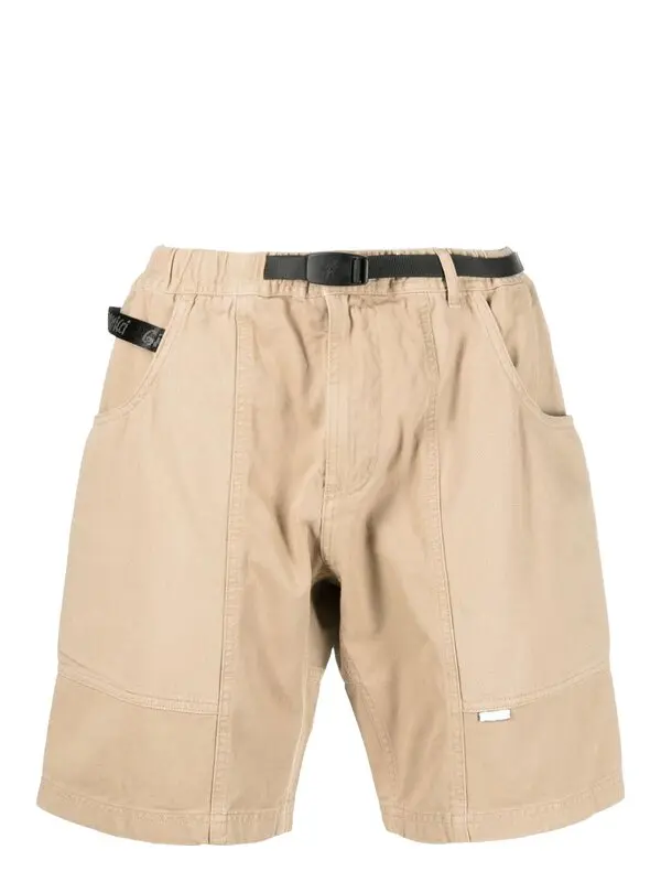 Gramicci Belted-waist Bermuda Shorts - Neutrals