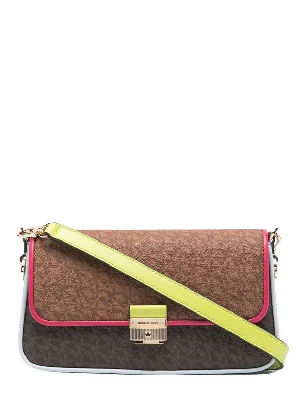 Michael Kors Bradshaw Logo-print Crossbody Bag - Brown