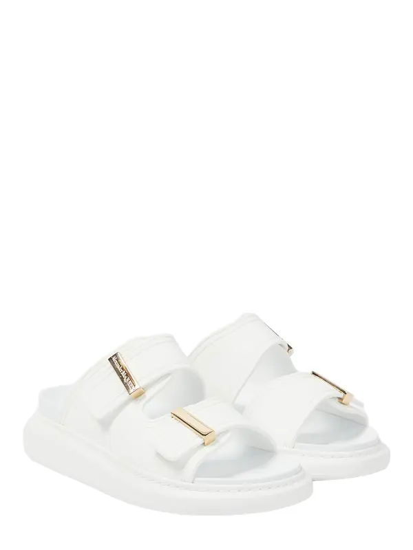 Alexander McQueen Rubber Slides - White
