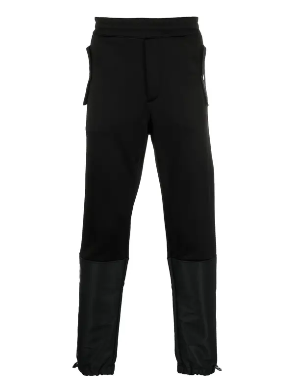 Alexander McQueen Panelled Tapered Track Pants - Black