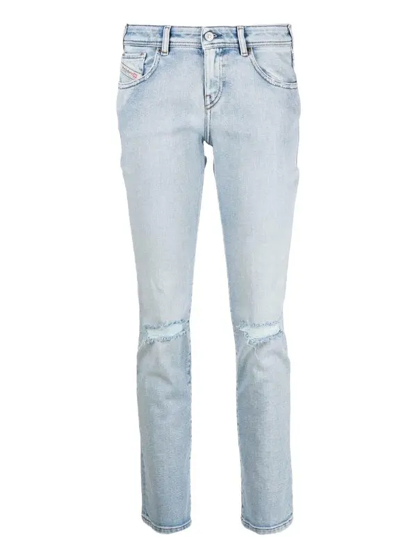 DIESEL Low-rise Slim-cut Jeans - Blue