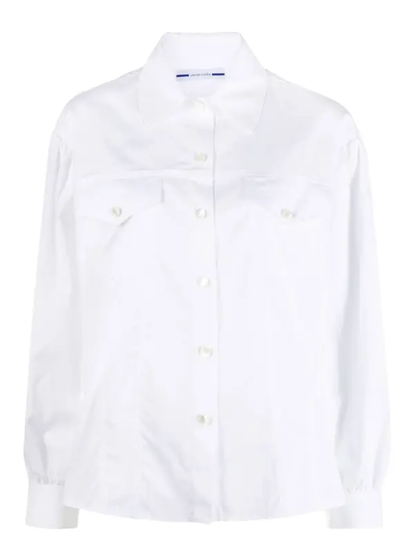 Jacob Cohen Plain Long-sleeve Shirt - White