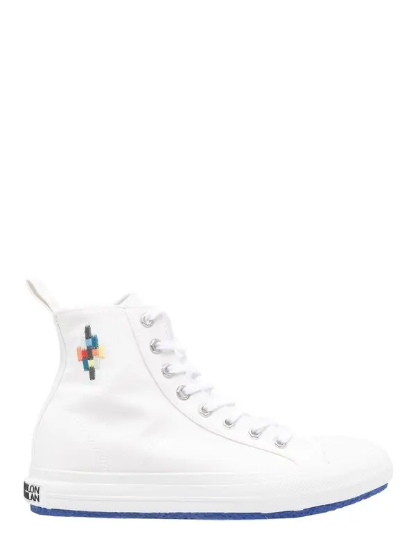 COUNTY OF MILAN Marcelo Burlon Contrast-sole High-top Sneakers - White