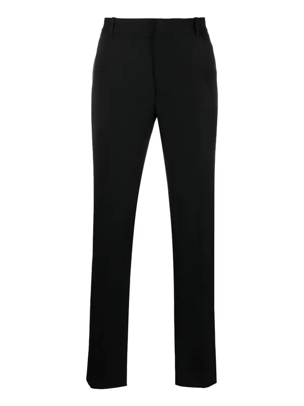 Alexander McQueen Straight-leg Tailored Trousers - Black