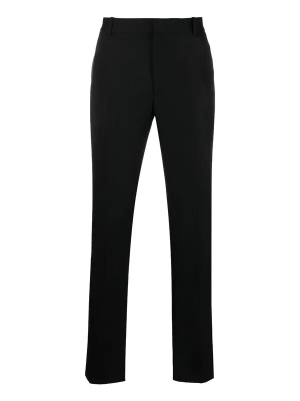 Alexander McQueen Straight-leg Tailored Trousers - Black