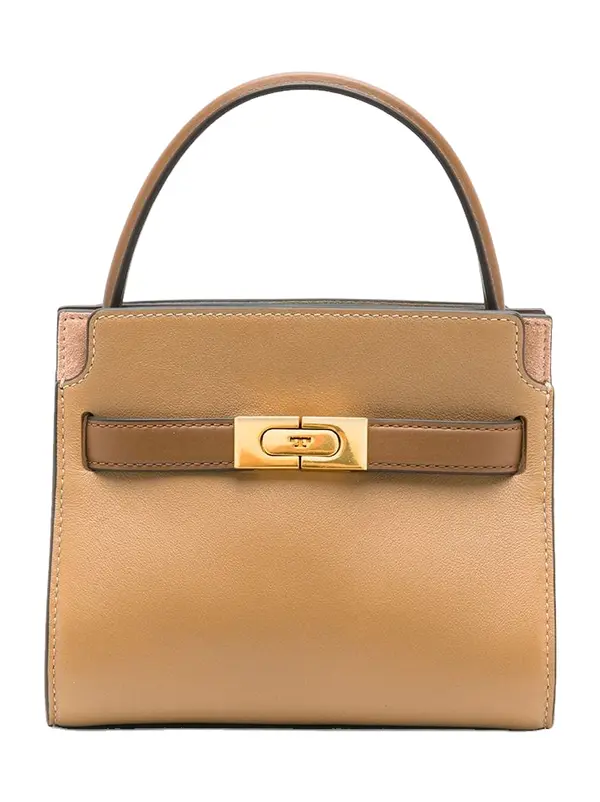 Tory Burch Lee Radziwill Petite Double Bag - Brown