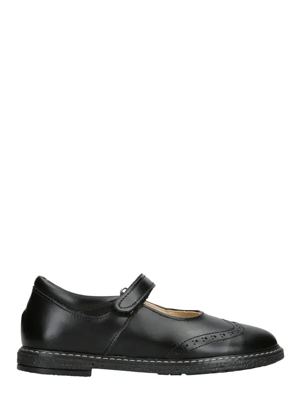 PAPOUELLI Leather Louisa Pumps - Black