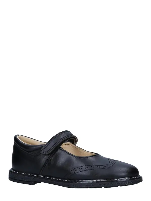PAPOUELLI Leather Louisa Pumps - Black