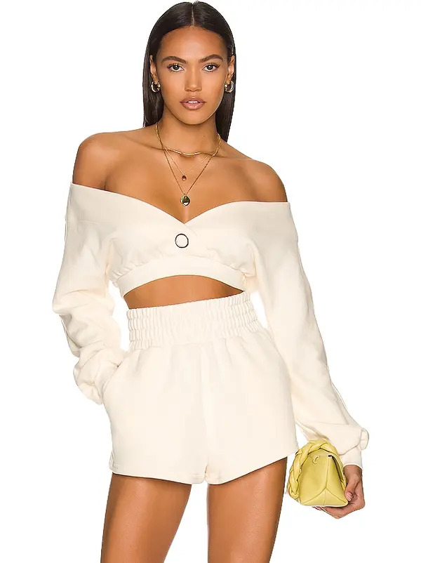 CAMILA COELHO Kenzie Pullover - Bone