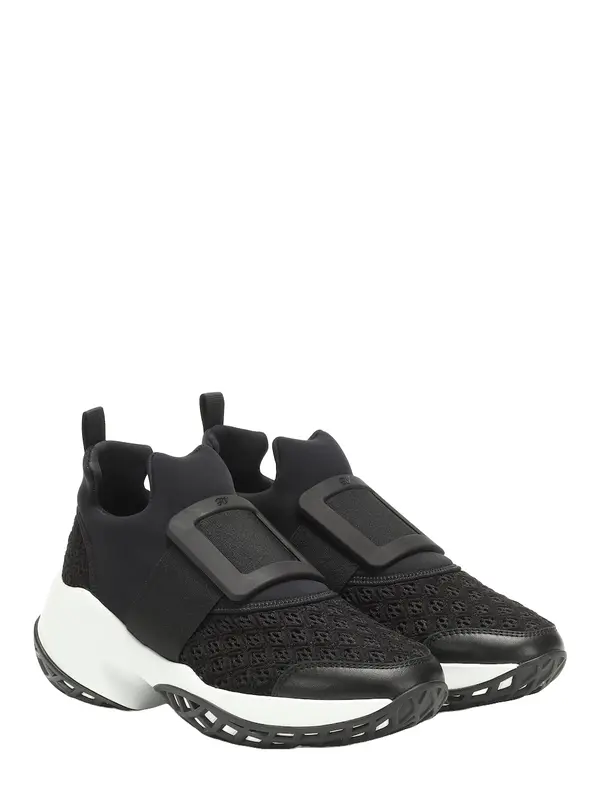 ROGER VIVIER Viv' Run Sneakers - Black