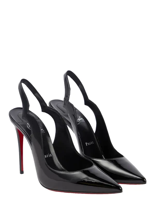 CHRISTIAN LOUBOUTIN Hot Chick Slingback Pumps - Black
