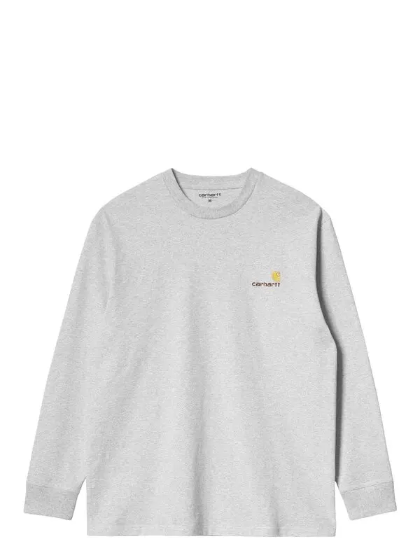 Carhartt Work In Progress American Script Long-sleeve T-shirt - Grey