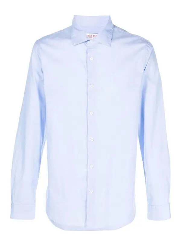 Orlebar Brown Giles Long-sleeve Shirt - Blue