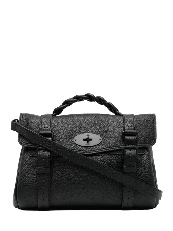 Mulberry Alexa Heavy Grain Satchel - Black