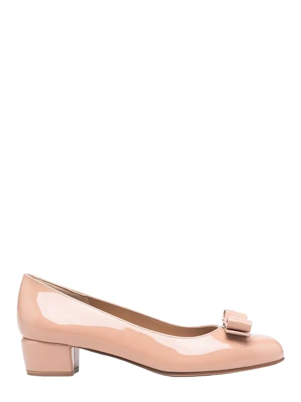FERRAGAMO 35mm Vara Bow-detail Pumps - Neutrals