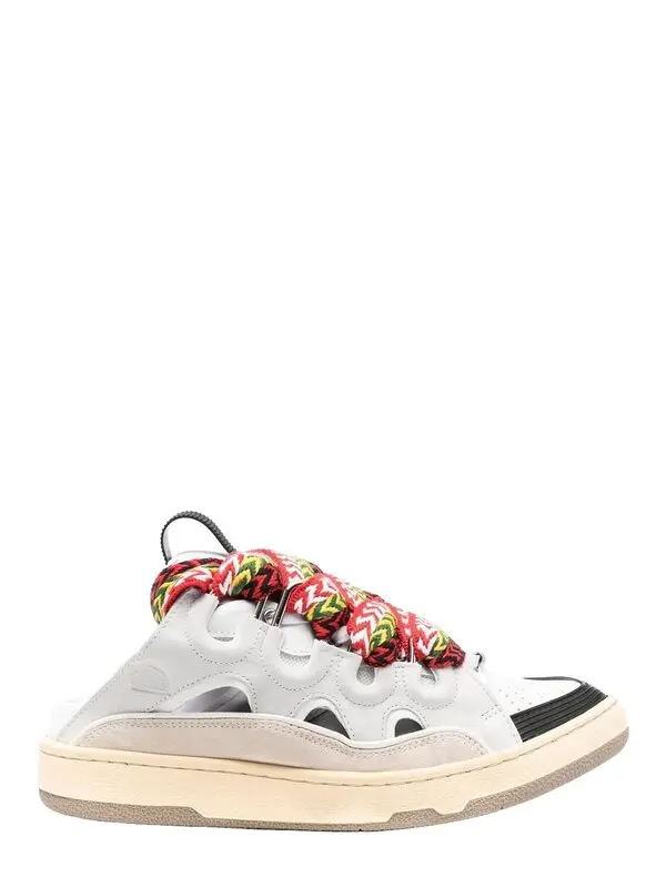 LANVIN Low-top Leather Sneakers - White