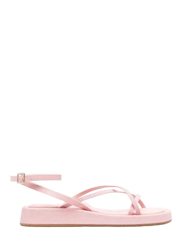 GIABORGHINI Multi-way Strap Flatform Sandals - Pink