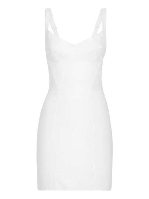 Dolce & Gabbana Corset-style Slip Dress - White