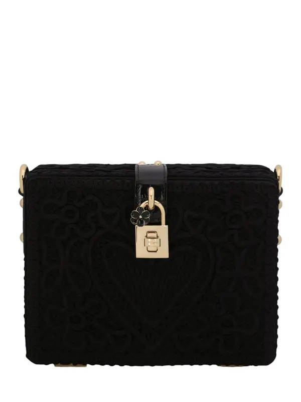 Dolce & Gabbana Dolce Box Bag With Cordonetto Detailing - Black