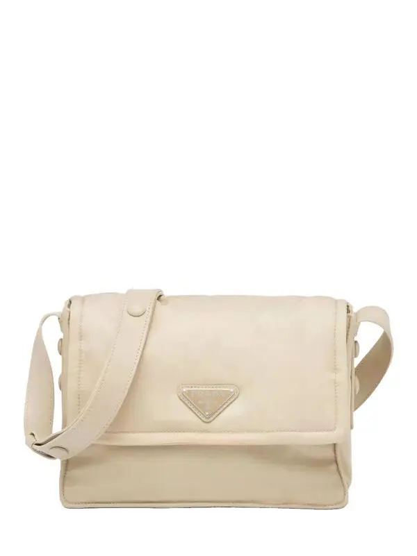 Prada Small Traveller Shoulder Bag - Neutrals