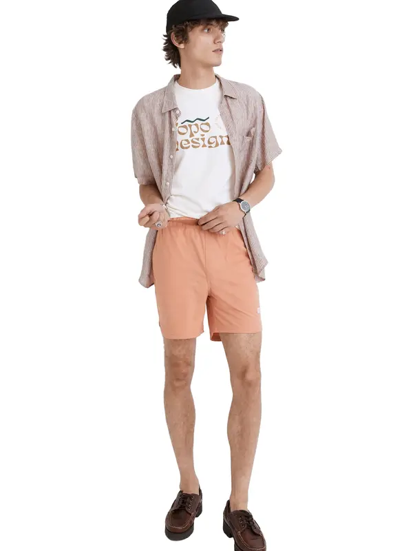 Madewell X Topo Designs® River Shorts - Harvest Peach